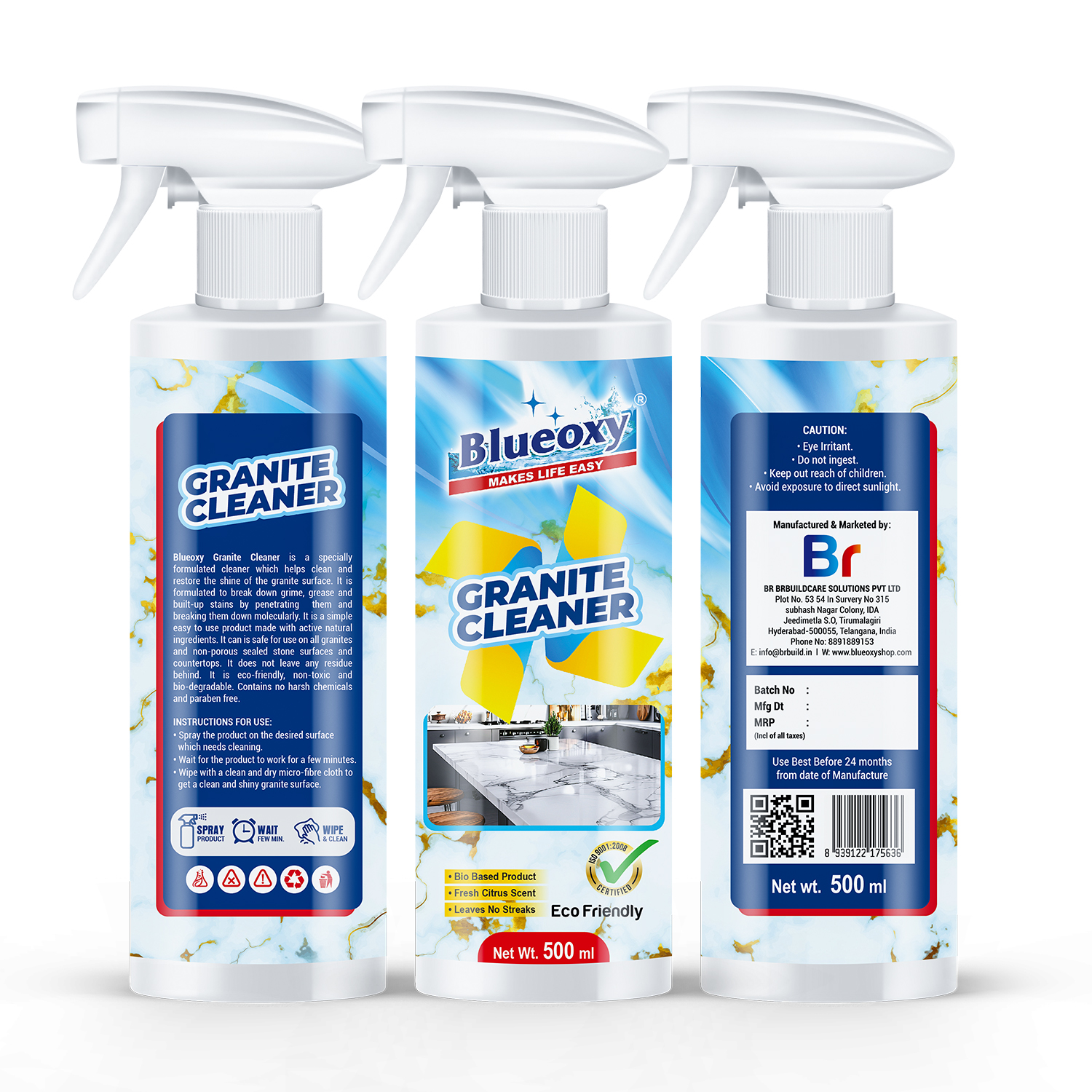 Blueoxy Home Cleaning Products | Disinfecting Products | BR Build Care